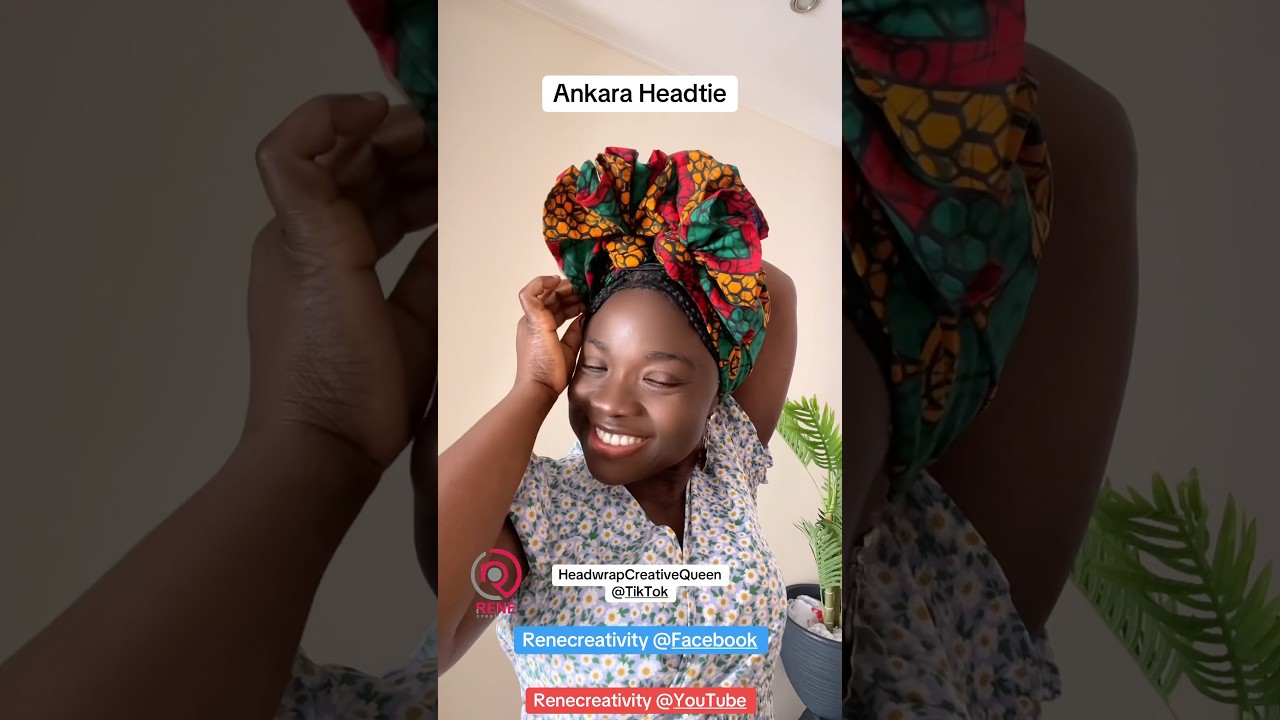 Easy & Fast Ankara Headwrap #tutorial #headwrap #turban - YouTube