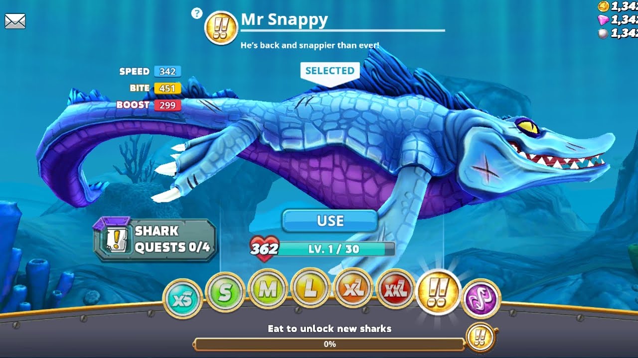 Mr Snappy -Hungry Shark World Gameplay 1080p - YouTube