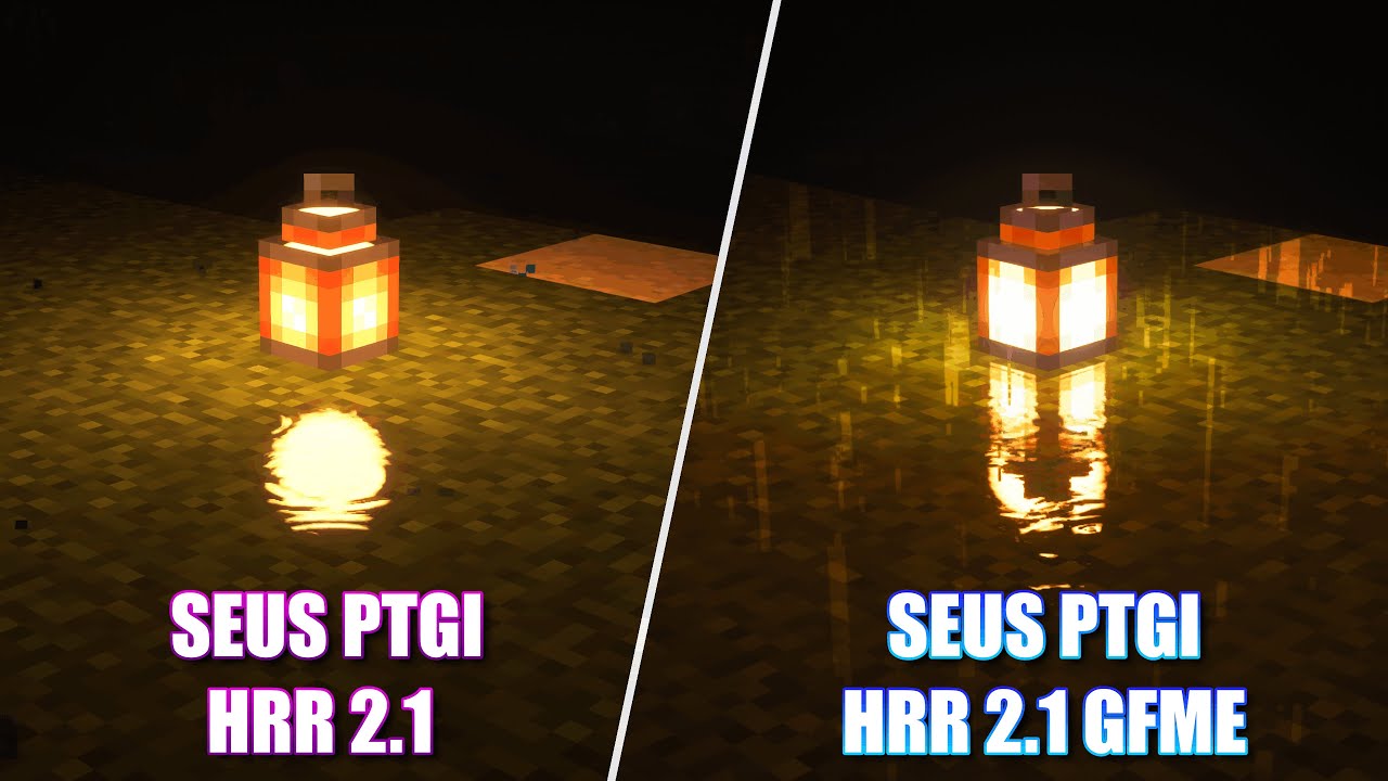 Minecraft: SEUS PTGI HRR 2.1 VS HRR 2.1 GFME - YouTube