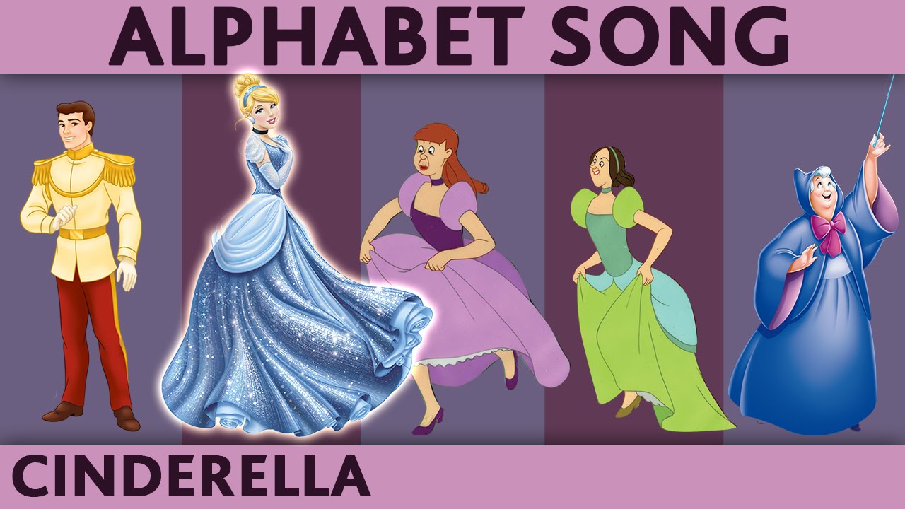 DISNEY CINDERELLA TOYS Videos ABC Song Alphabet Song ABC Nursery Rhymes ...