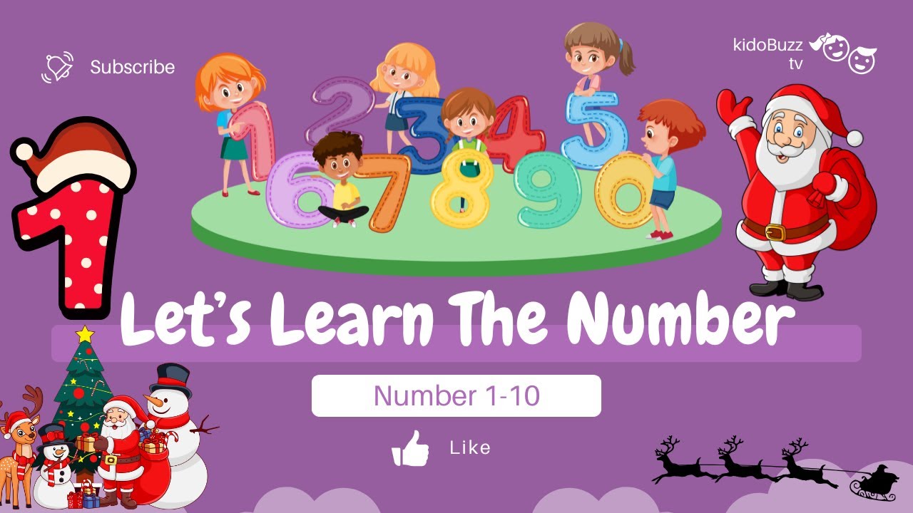 1 To 10 Numbers | Kids Videos | Counting | 123 go | Preschool Learning ...