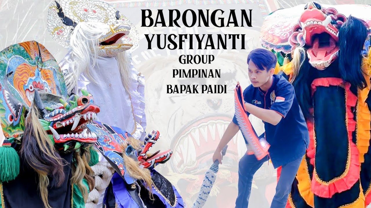 Kesenian Indonesia. Barongan Jaranan Yusfiyanti Seram - YouTube