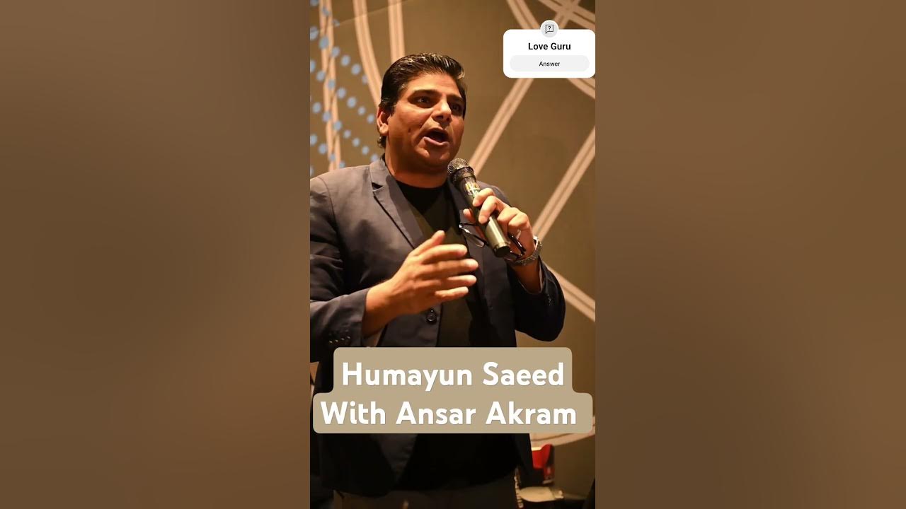 Humayun Saeed Angery With Ansar Akram #foryou #bollywoodplus - YouTube