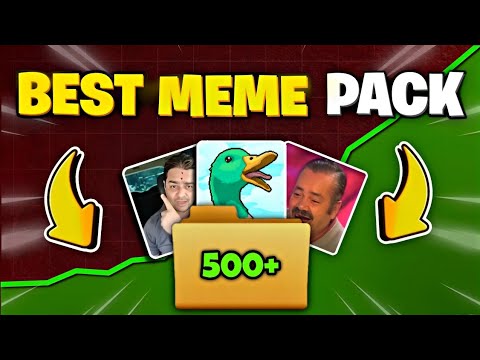 Best Ever "Meme Pack" For Your Minecraft Videos 🔥/😍 Ultimate Meme Pack ...