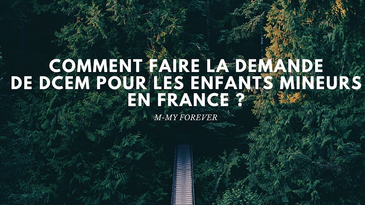 Comment faire la demande de DCEM pour les enfants mineurs en France ...