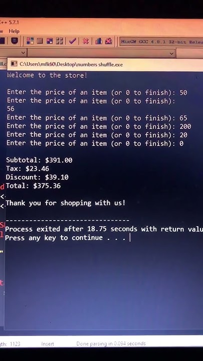 Shop Bill Output C Coders Codinglife Codingninja Codemasters Codelife Coding Code Cpp