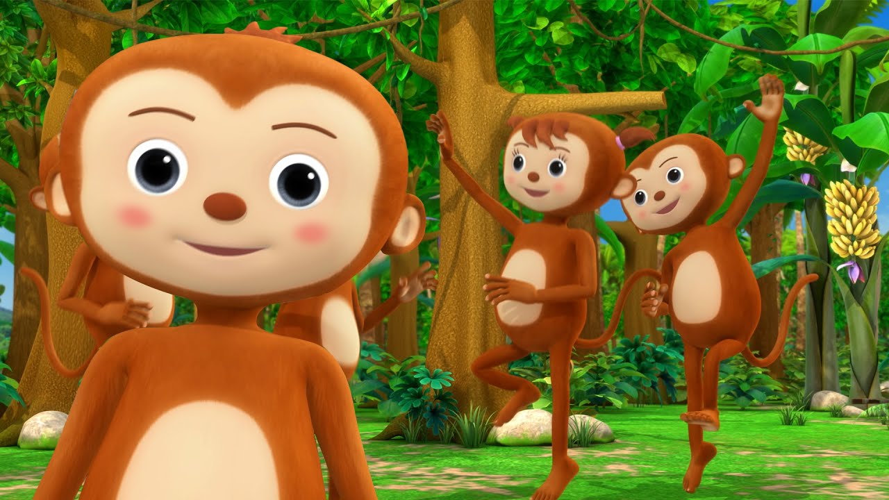 Happy Monkeys, Happy Dance: Jungle Fun with a Classic Tune | Fun Baby ...