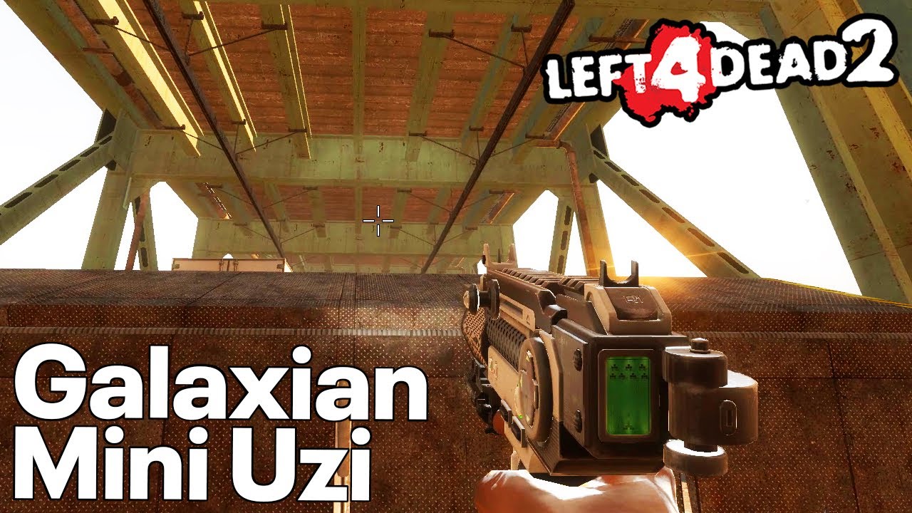 Galaxian Mini Uzi - Left 4 Dead 2 - Silenced SMG Mod - YouTube