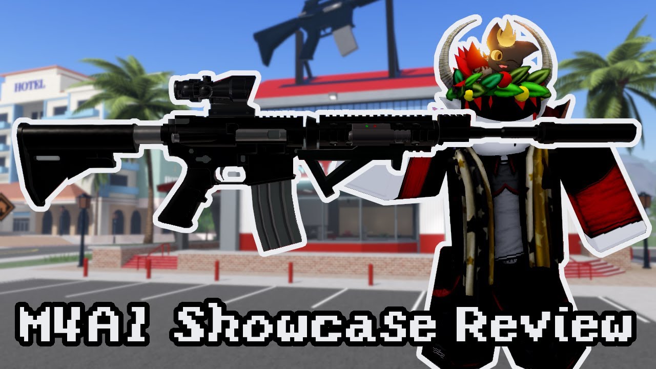 M4A1 Showcase / Roblox Wanted Weapon Review - YouTube