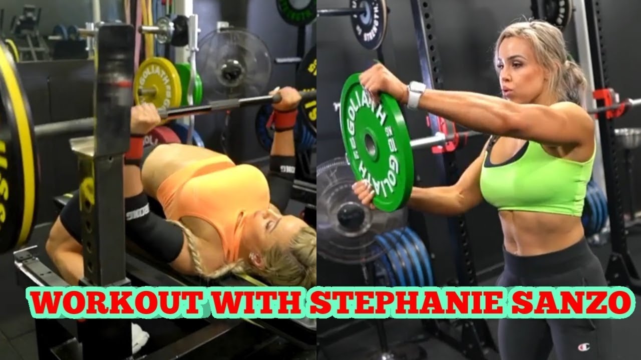 WORKOUT WITH STEPHANIE SANZO // MOTIVANAL GYM WORKOUT // STAY FIT ...