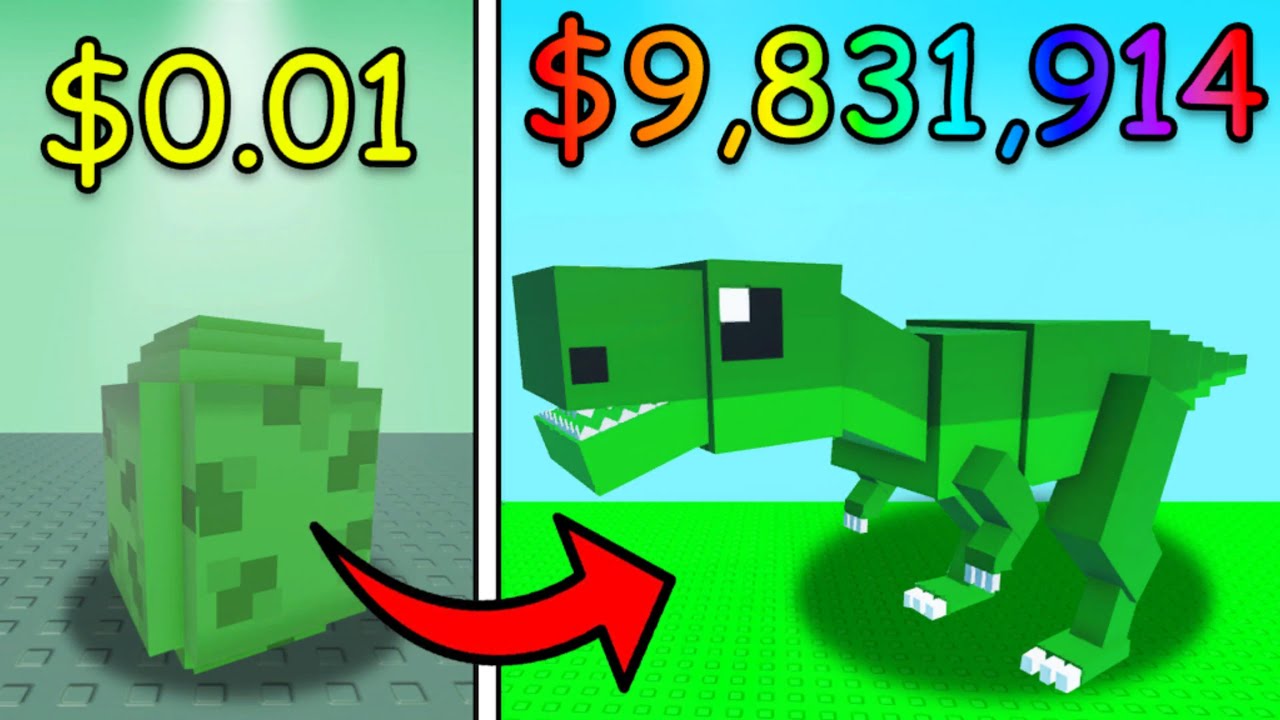 EVOLUI MEU DINOSSAURO NO ROBLOX! - YouTube