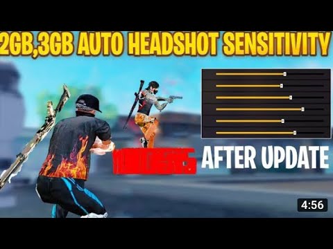 2gb and 3gb Ram Best Sensitivity (for free fire)Best free fire button Size|Auto Headshot Setting ...
