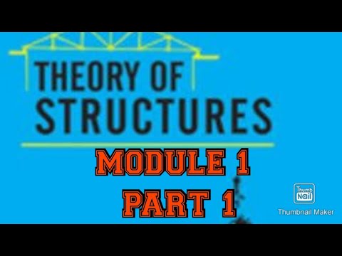 Theory Of Structures | Module 1| Part1 - YouTube