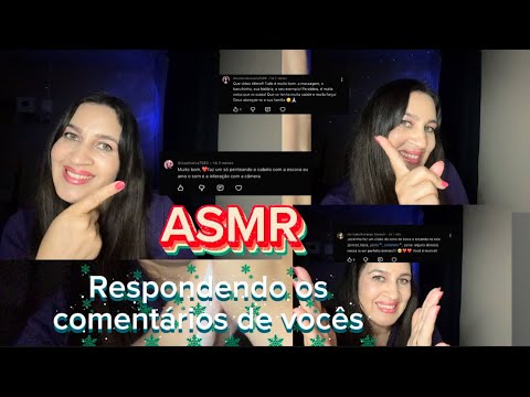 ASMR: Respondendo comentários de vocês 