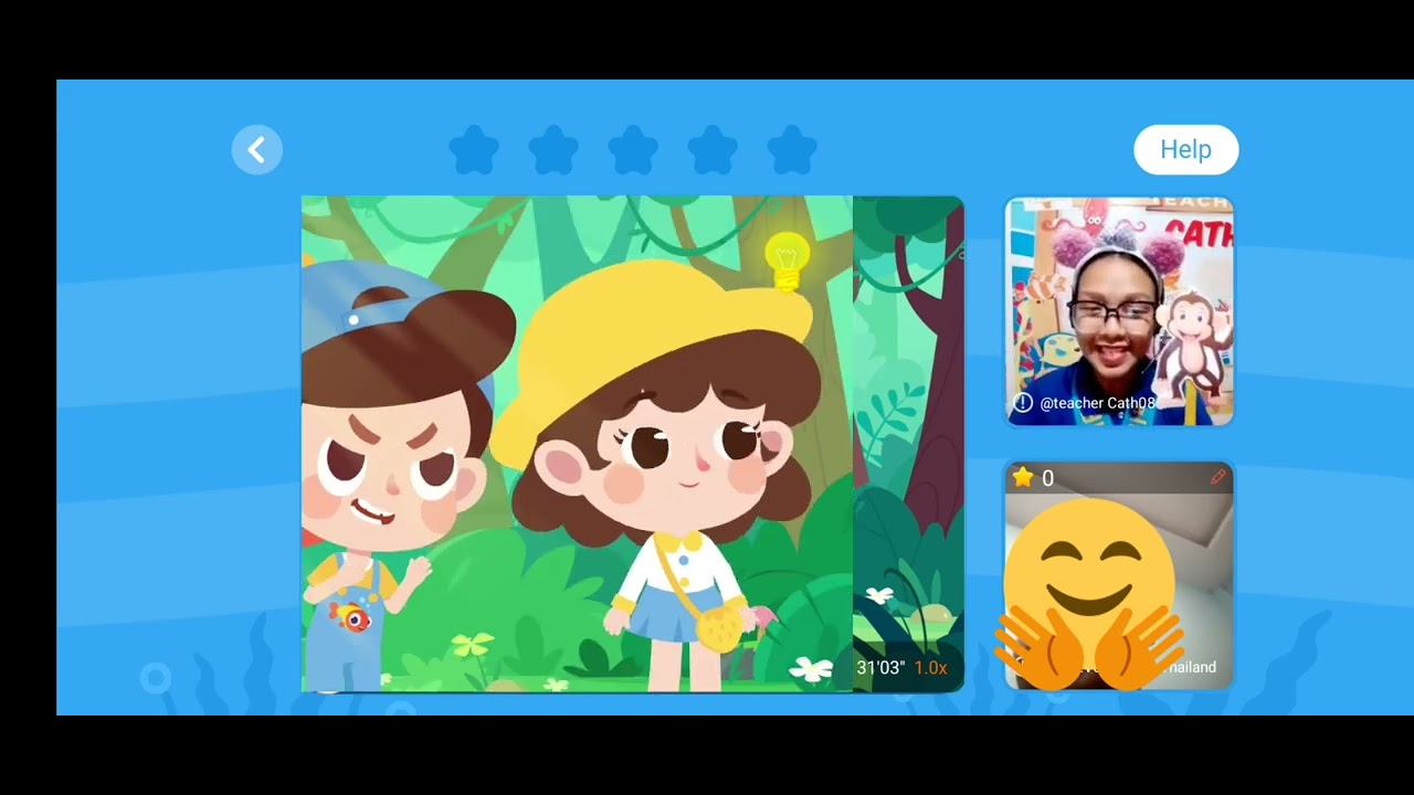 Palfish Actual Trial Class (Hello Monkey) - YouTube