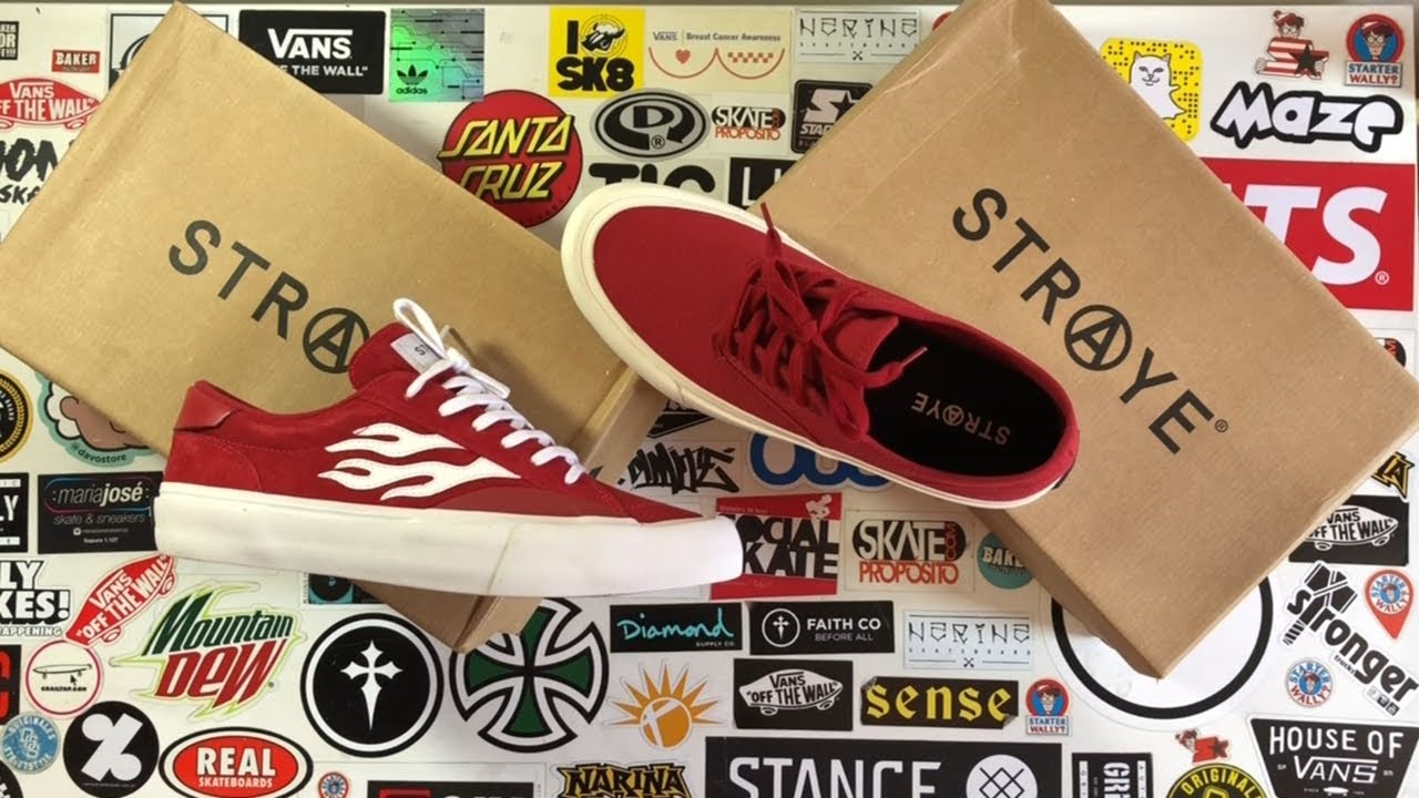 REVIEW - TÊNIS STRAYE - LOGAN FLAME - GOWER - COMPARANDO COM VANS STYLE ...