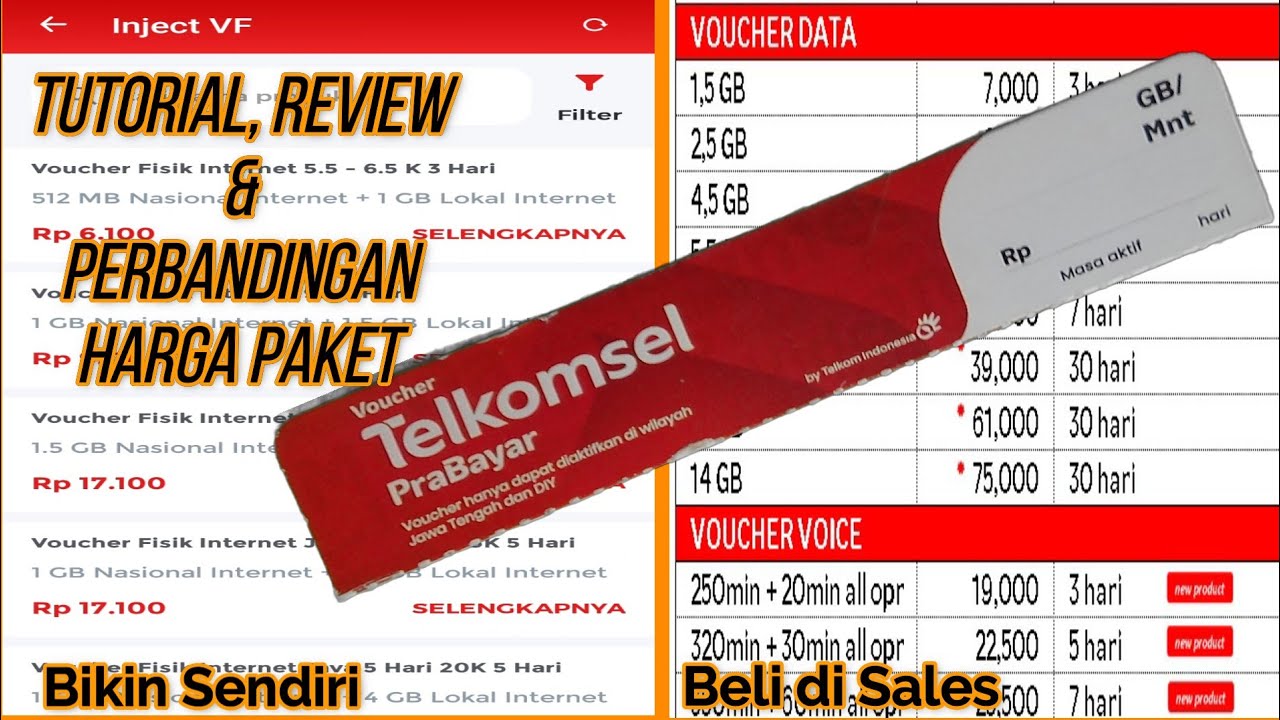 Cara Membuat Voucher Telkomsel Prabayar Terbaru Dan Perbandingan Harga ...