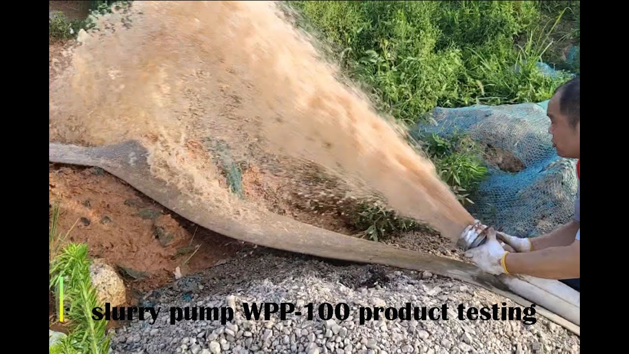 WIPIN Hydraulic Submersible Slurry Pump - YouTube