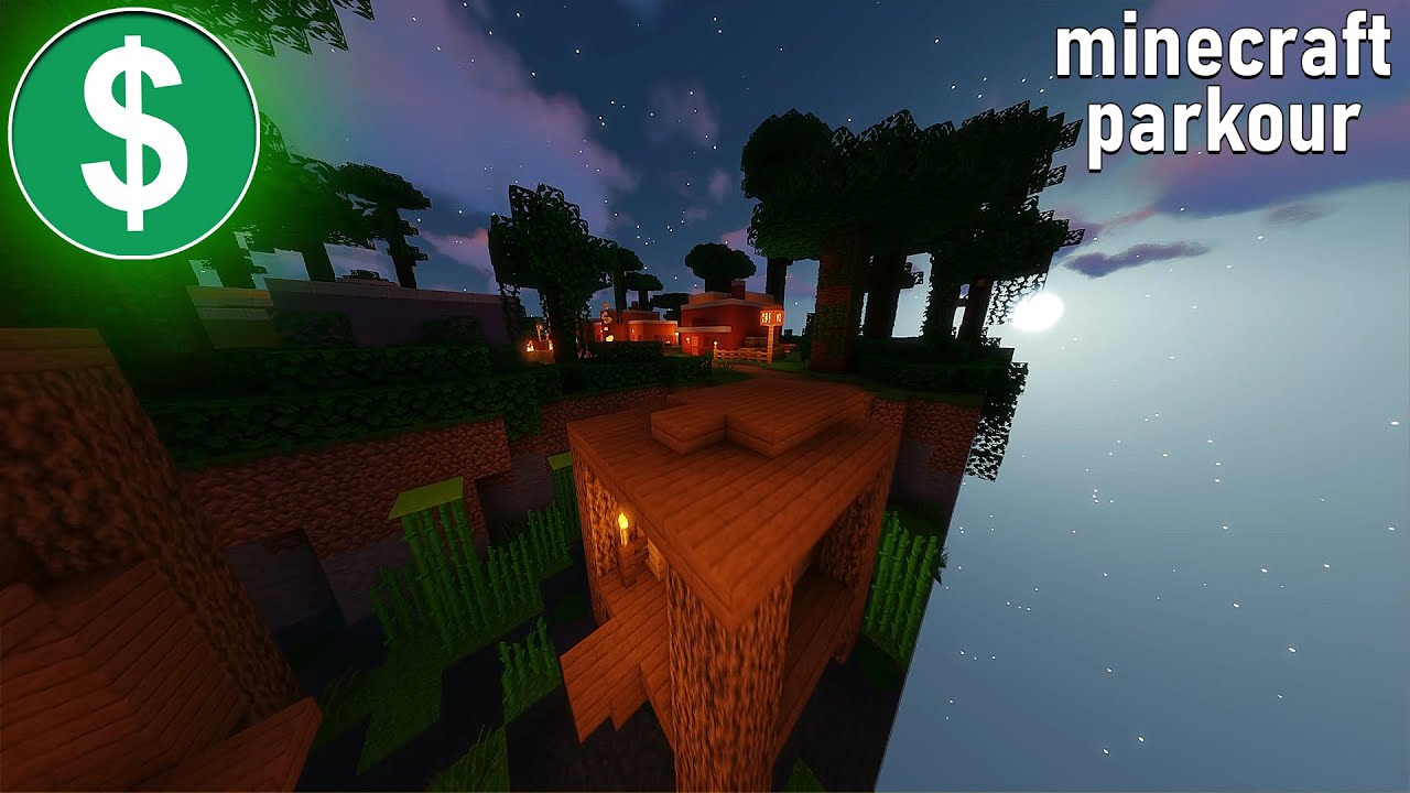 Minecraft Parkour Gameplay No Copyright Free To Use 4k Youtube