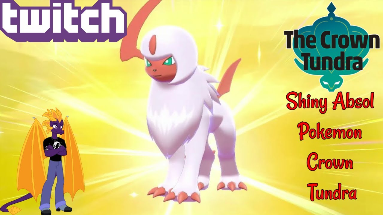 Shiny Absol Pokémon Sword Shield Crown Tundra DLC - YouTube