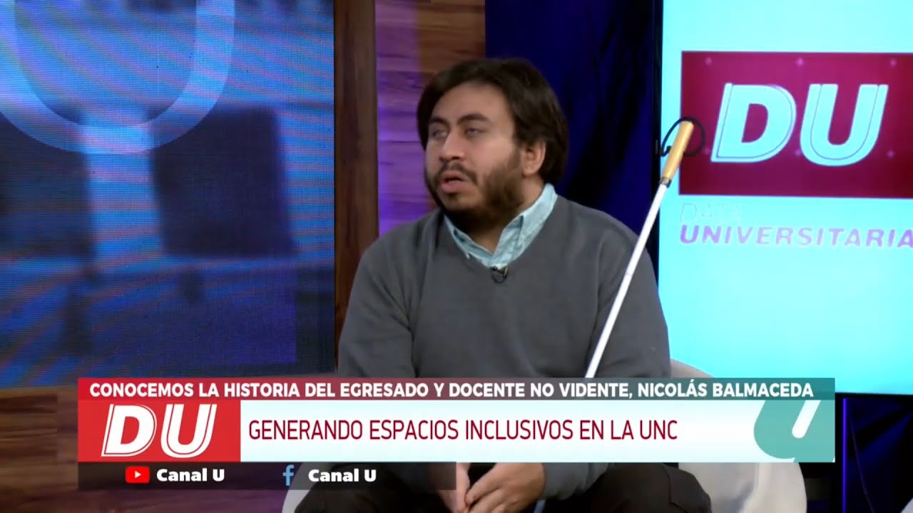 UNC inclusiva: La historia de Nicolás Balmaceda, profesor no vidente de FAMAF - YouTube