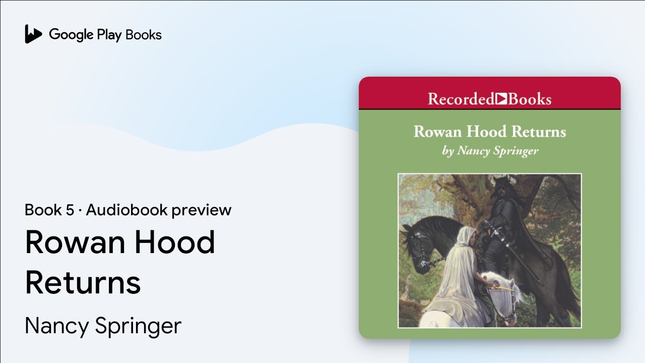 Rowan Hood Returns by Nancy Springer · Audiobook preview - YouTube