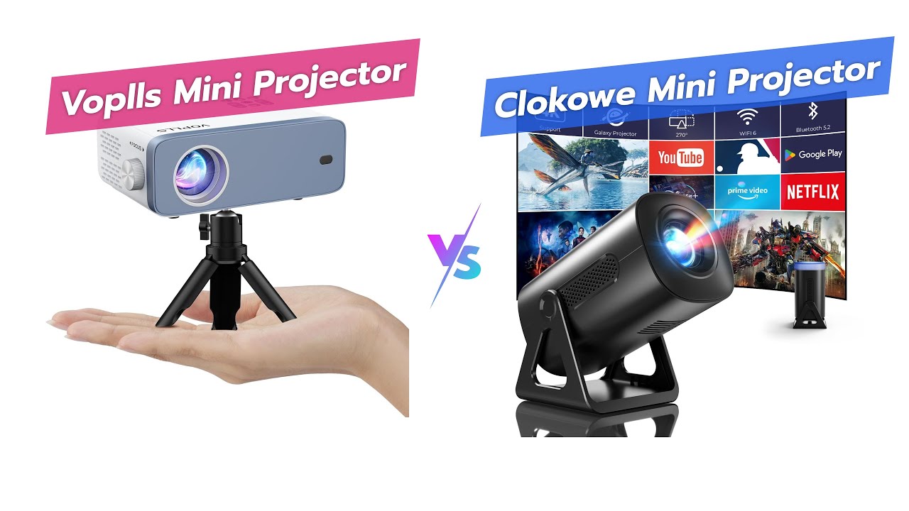 Mini Projector Showdown! 🎥💡 VOPLLS vs CLOKOWE - YouTube
