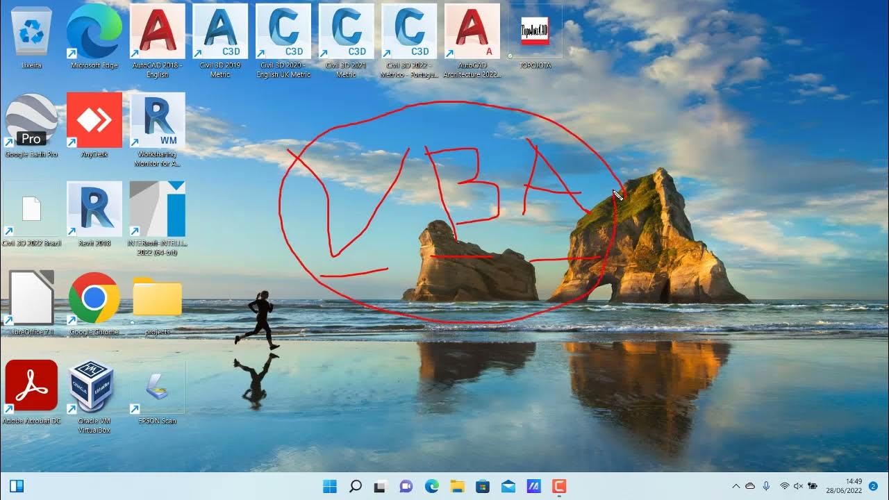 CURSO COMPLETO DE VBA PARA AUTOCAD E AUTOCAD CIVIL INSTALAR O MODULO ...