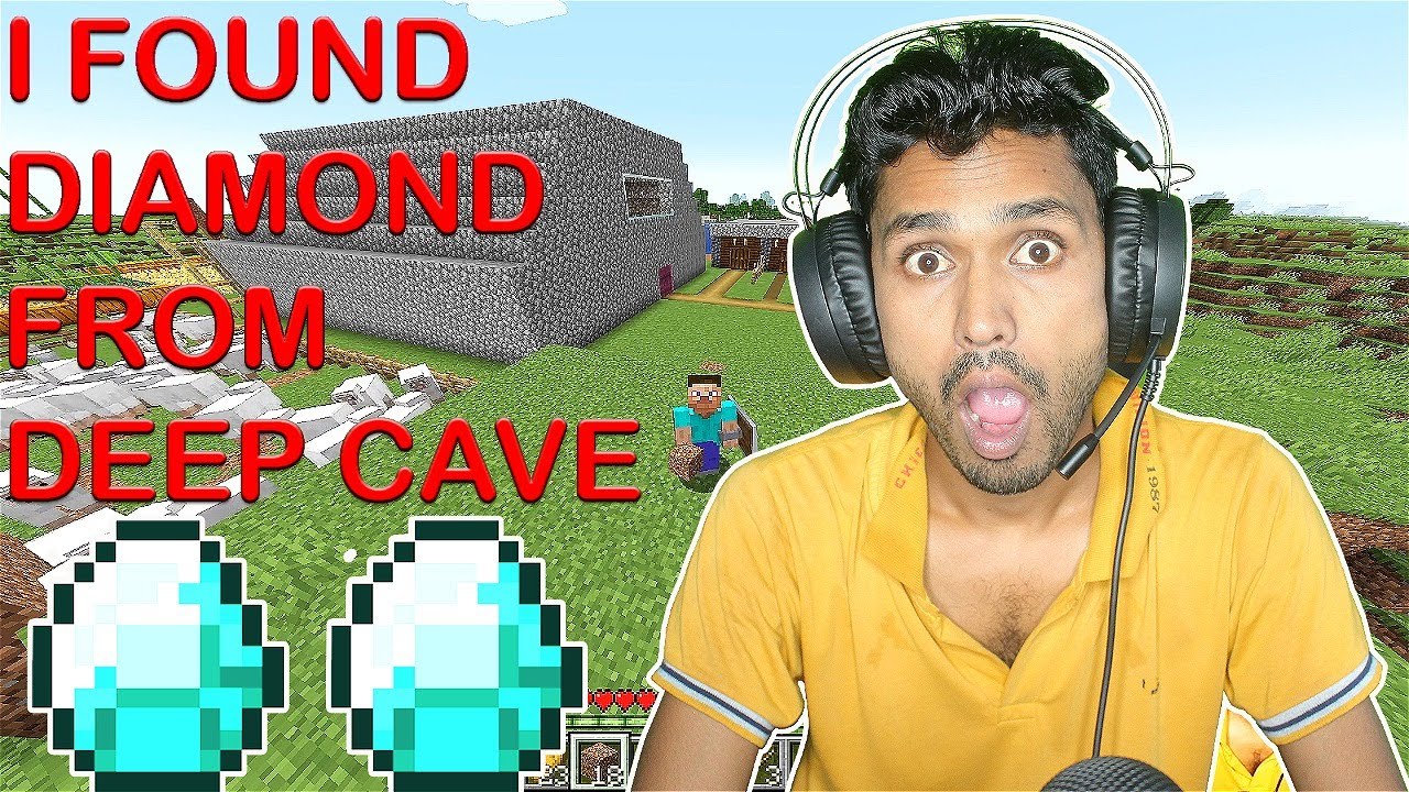 I FOUND DIAMOND FORM DEEP CAVE MINECRAFT #19 - YouTube
