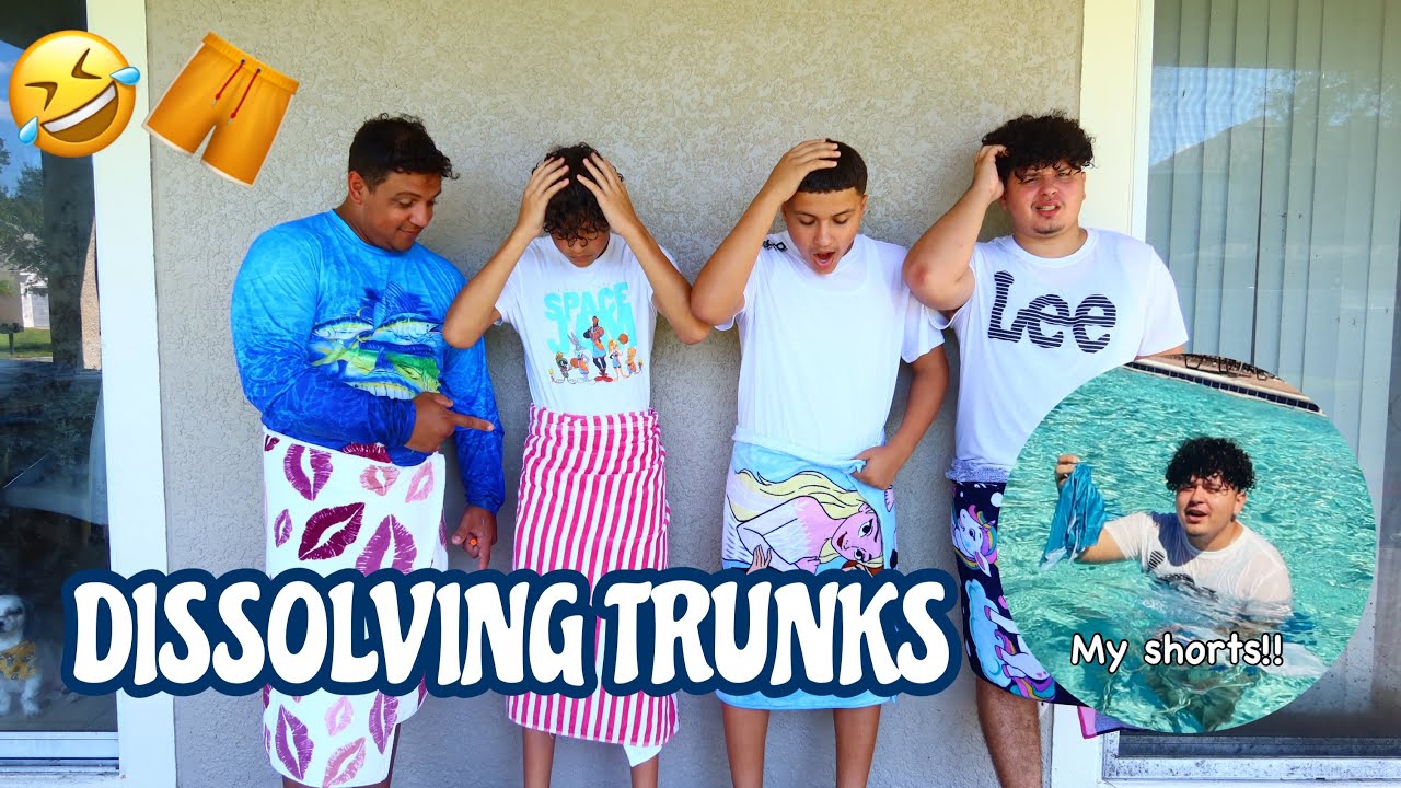 Dissolving Trunks Prank On Boys | *EMBARRASSING* | The Big Family - YouTube