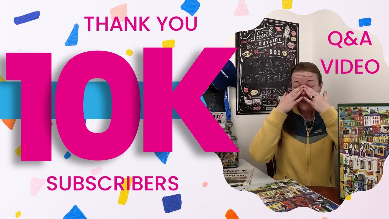 10K SUBSCRIBERS!!! Q&A Video - My First Cobble Hill Jigsaw Puzzle - YouTube