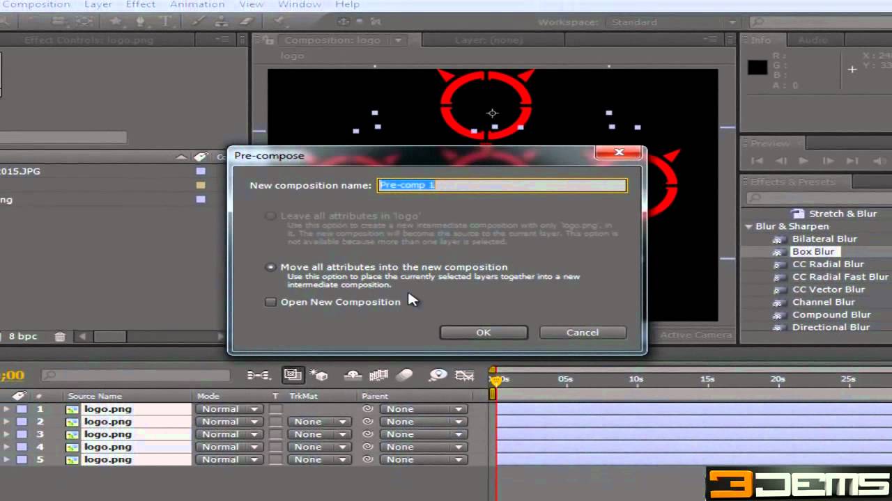 After Effects Part 4 Precompose YouTube After Effects Part 4 Precompose YouTube