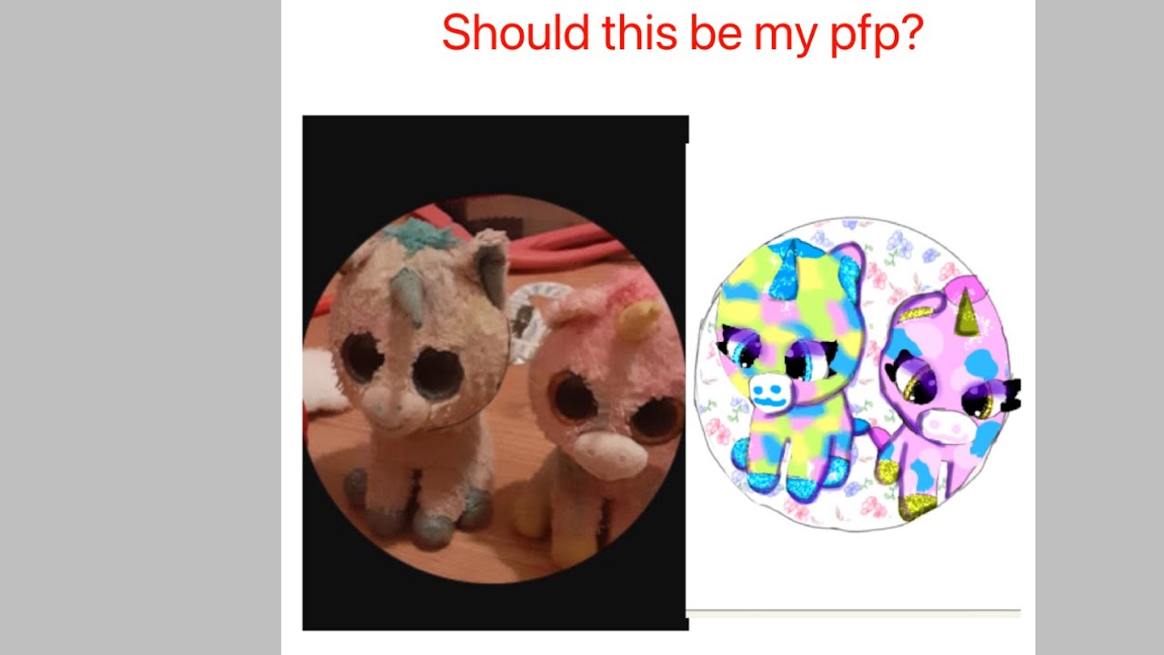 Should the right drawing be my pfp(profile picture)? - YouTube