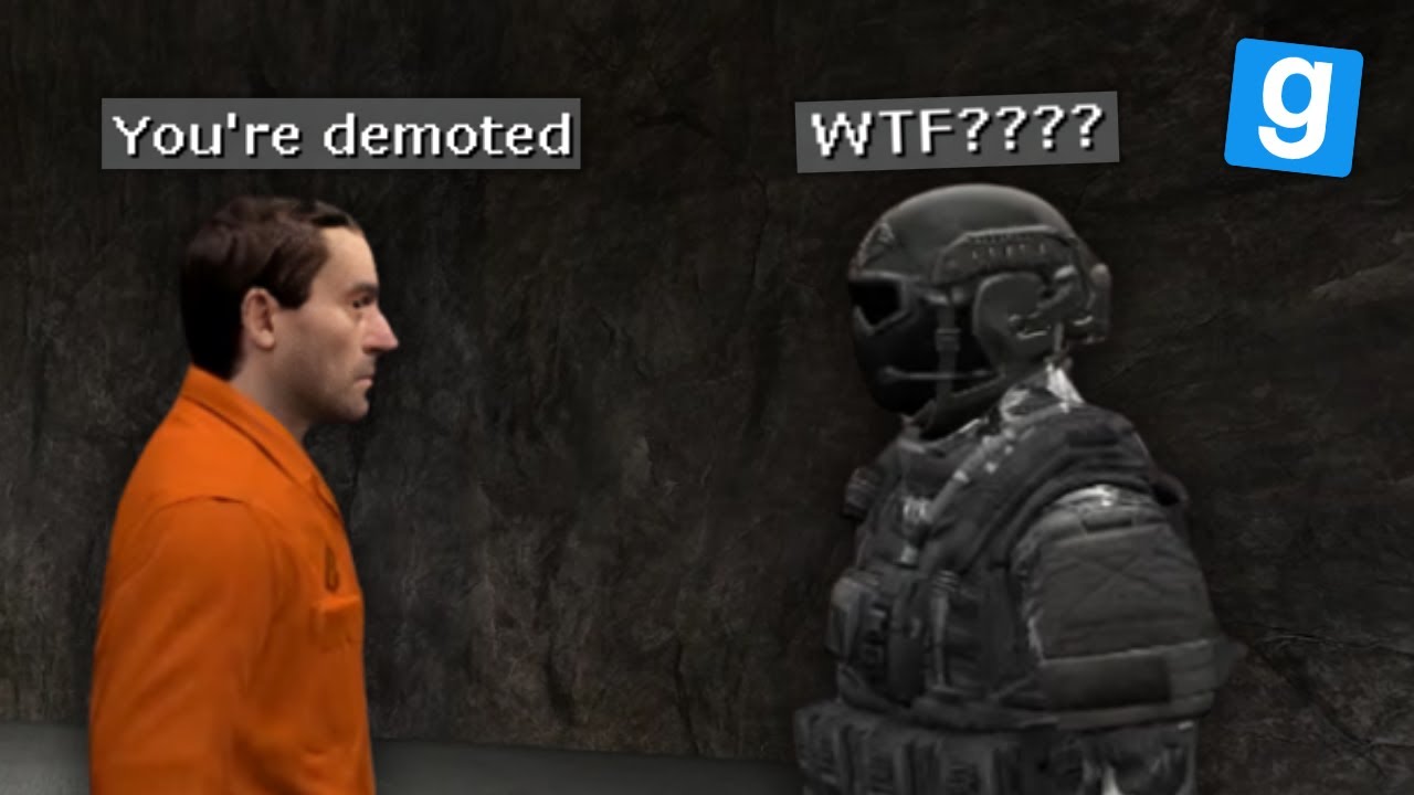 I Got People Demoted In Gmod SCP RP - YouTube