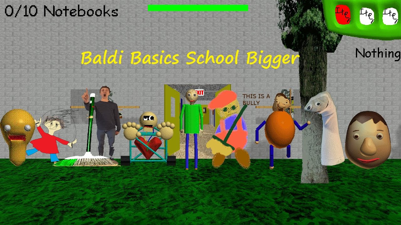 Baldi Basics School Bigger (Chapter 1) (Мод) - YouTube