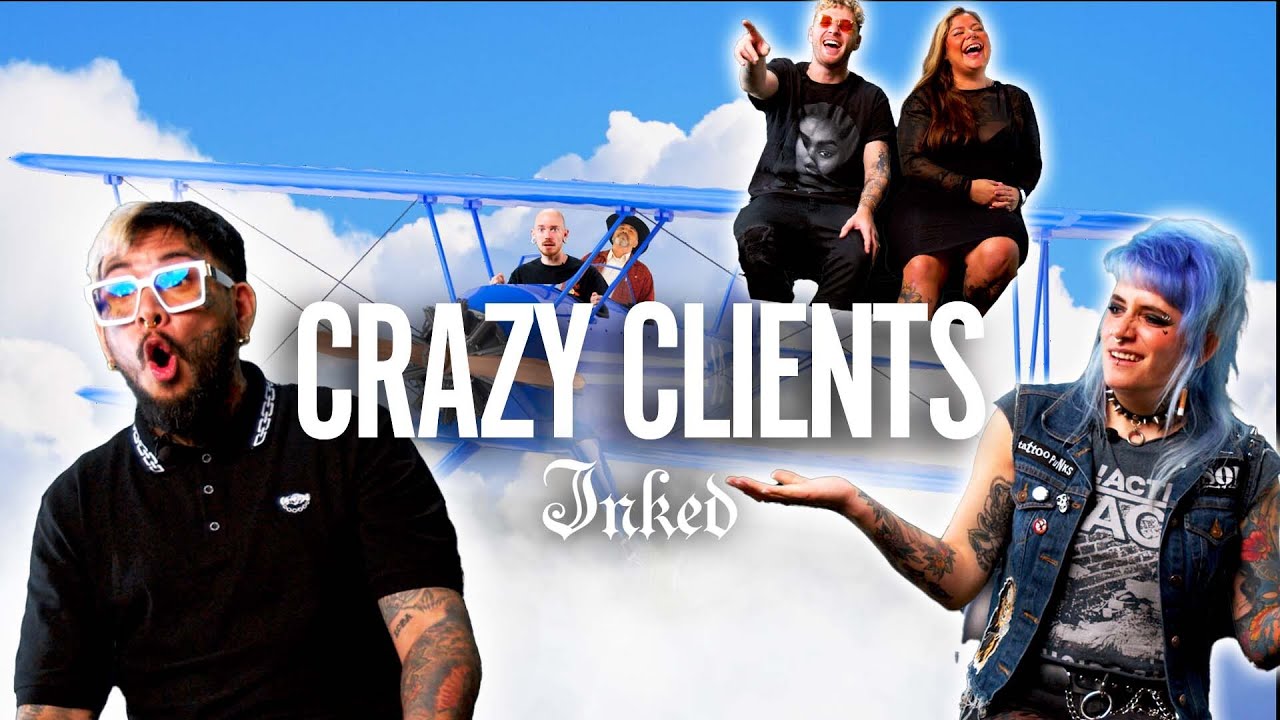 'I Stopped Tattooing for a Second & She Bit Me!!' Crazy Client Stories | Tattoo Artists React ...