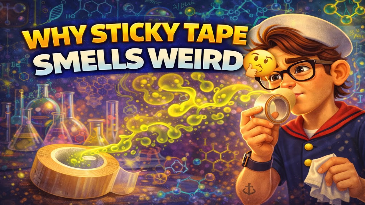 Why Does Sticky Tape Smell So Strange? 🤔 The Weird Science Revealed! 🧠 ...