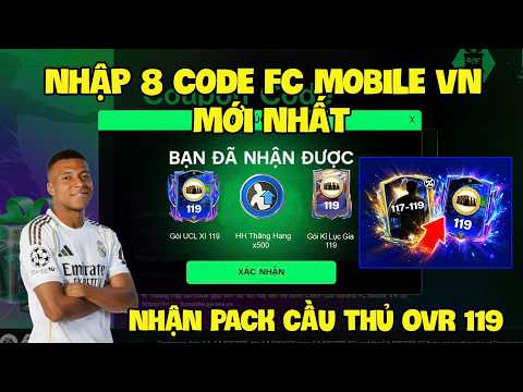 Nhập 8 Code FC Mobile VN Mới Nhất Nhận 5 Vé Quay FC Và 400 FV, Pack Cầu Thủ -  Chung Kết World Cup