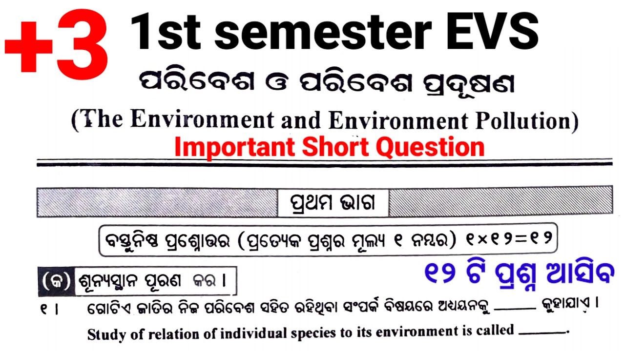 3 1st Semester Evs Class Mark 3-1st-semester-evs-class-mark