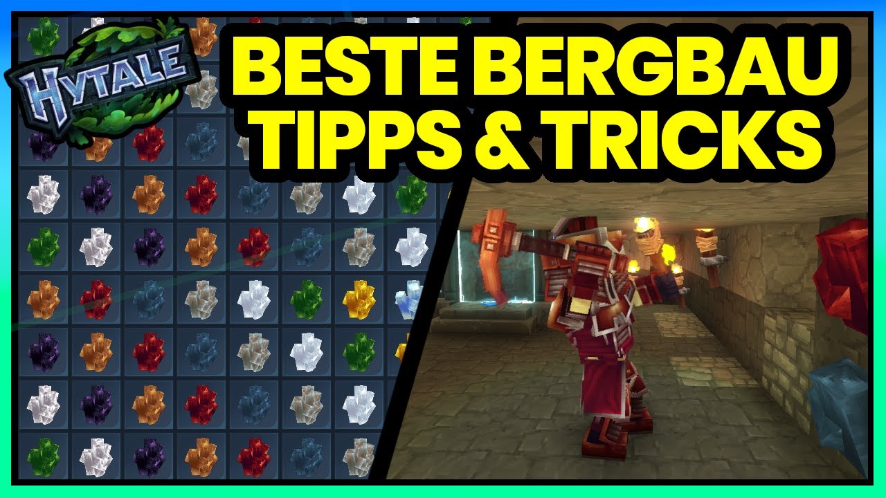Hytale Mining Guide Beste Mining Strategie beste Höhe beste Biome - YouTube