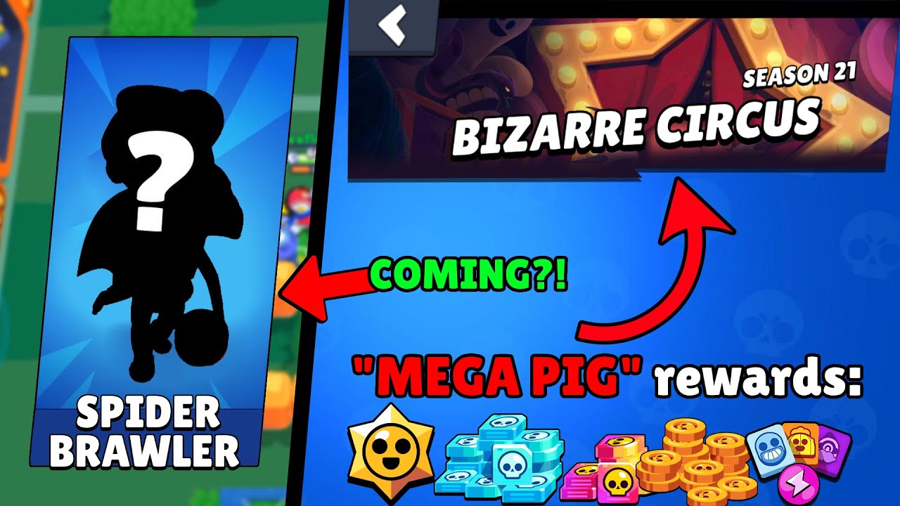 NEW SPIDER BRAWLER?! BIZARRE CIRCUS SEASON, MEGA PIG REWARDS- BRAWL ...