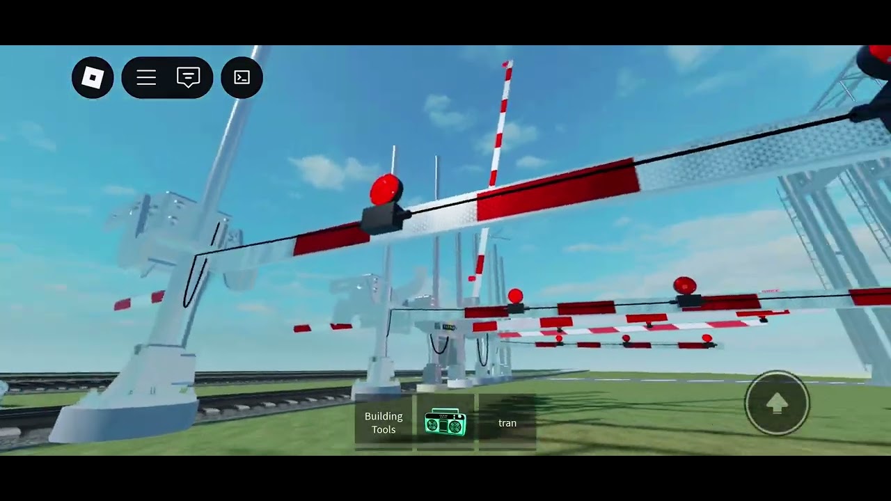 Build a railroad crossing - YouTube