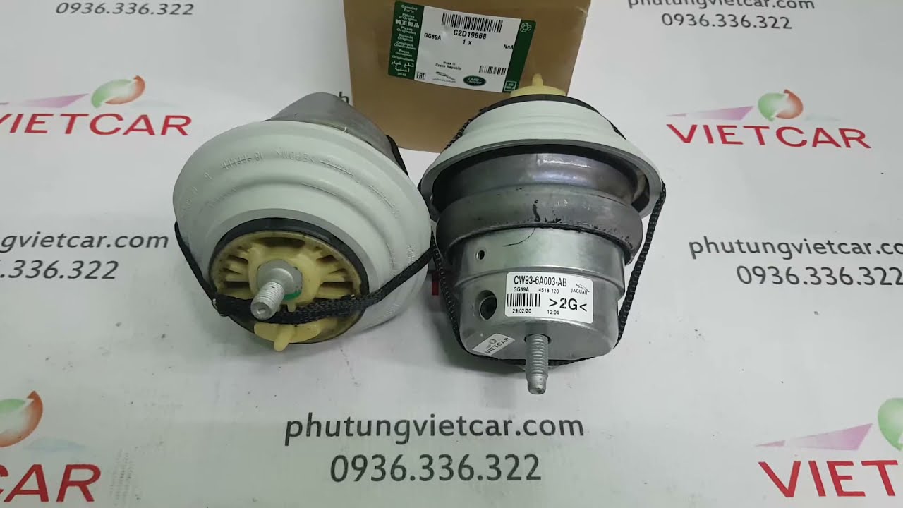 C2D19868 Cao su chân máy Jaguar XF - YouTube