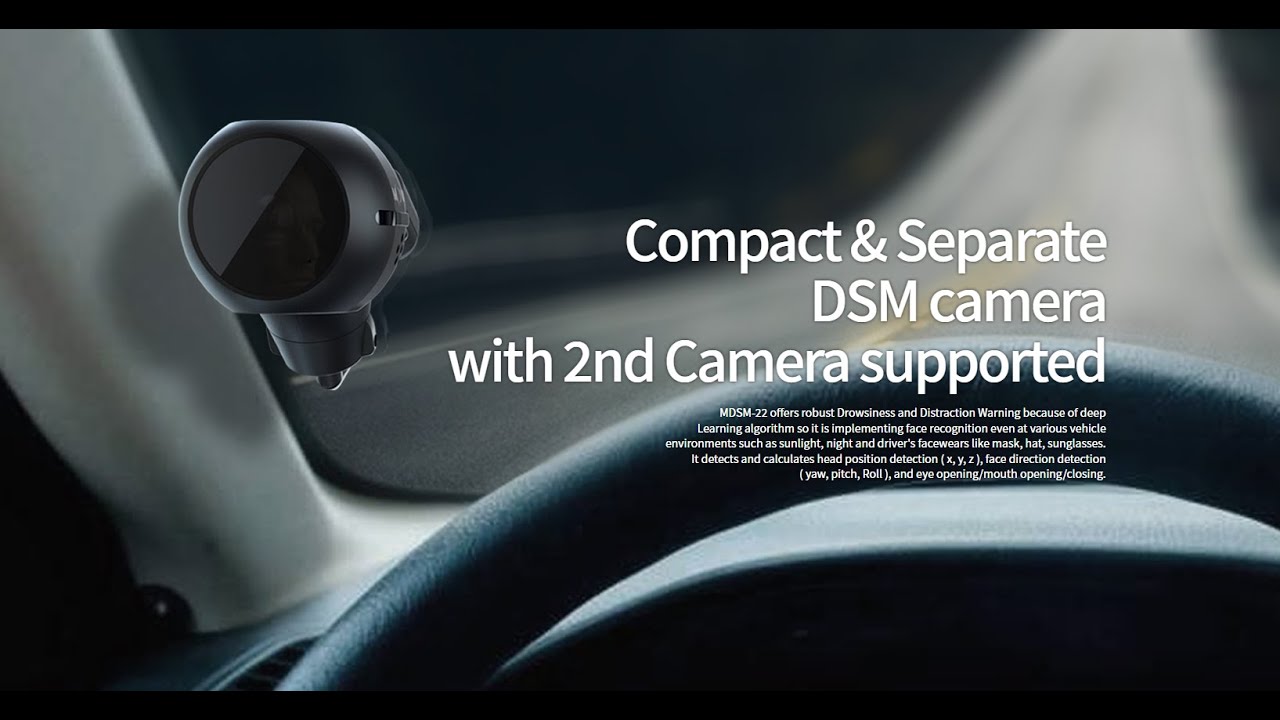 MOVON`s Driver Monitoring System, MDSM-22 - YouTube