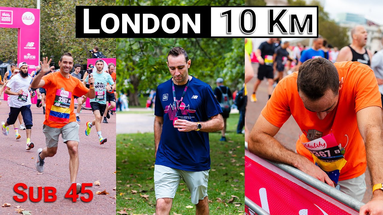 I Ran the London 10K Vitality Sub 45 - YouTube