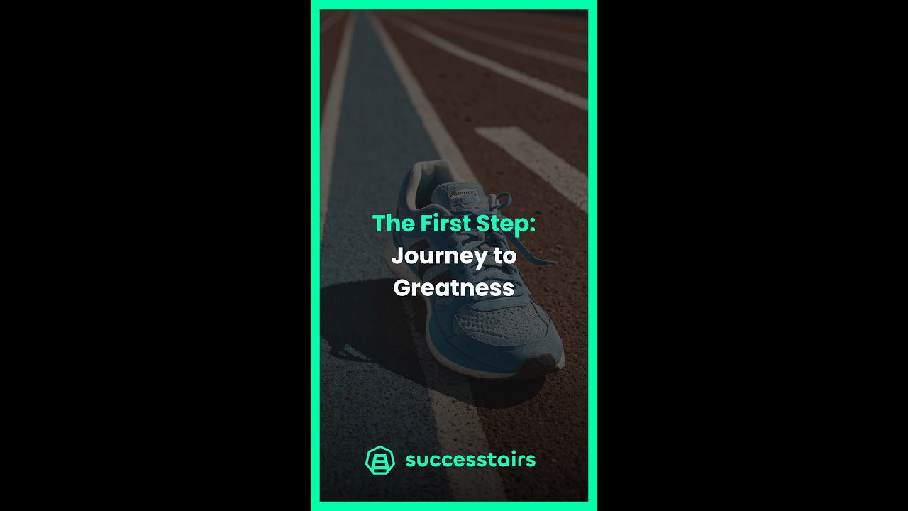 The First Step: Journey to Greatness #SuccessStairs #AchieveMore # ...