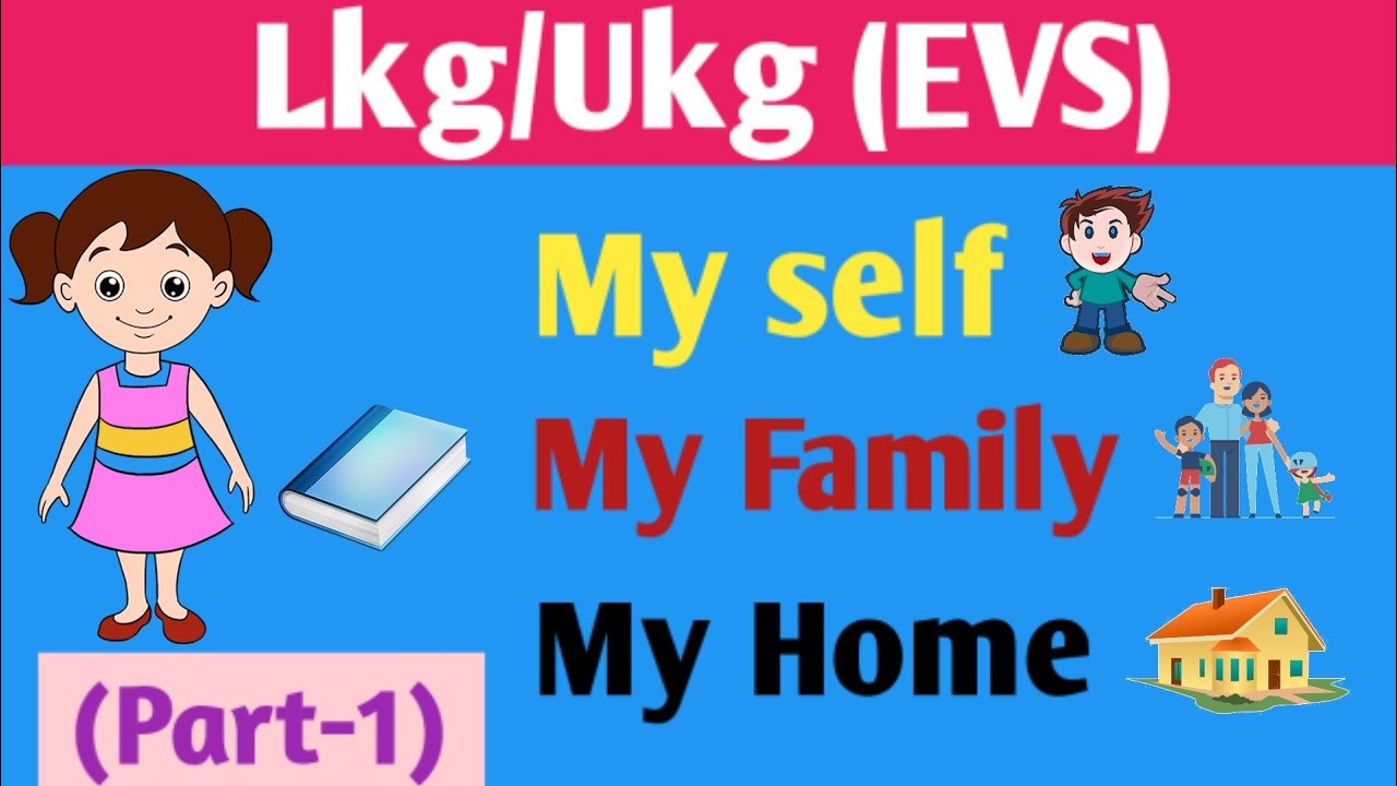 LKG latest syllabus/Part1- LKG UKG EVS subject/My self/My family/My ...