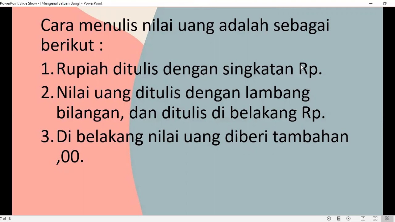 Mengenal Satuan Uang Matematika Kelas 2 SD - YouTube