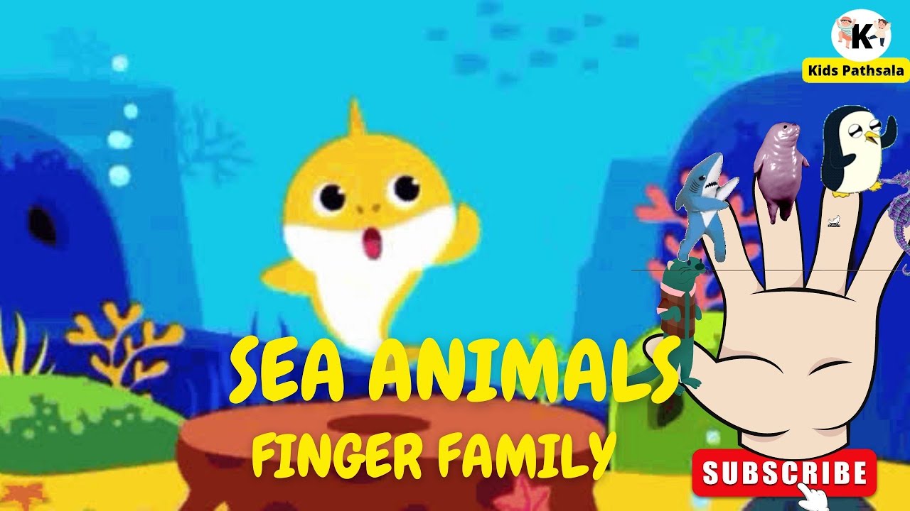 Sea Animals Finger Family - Songs for Kids - YouTube