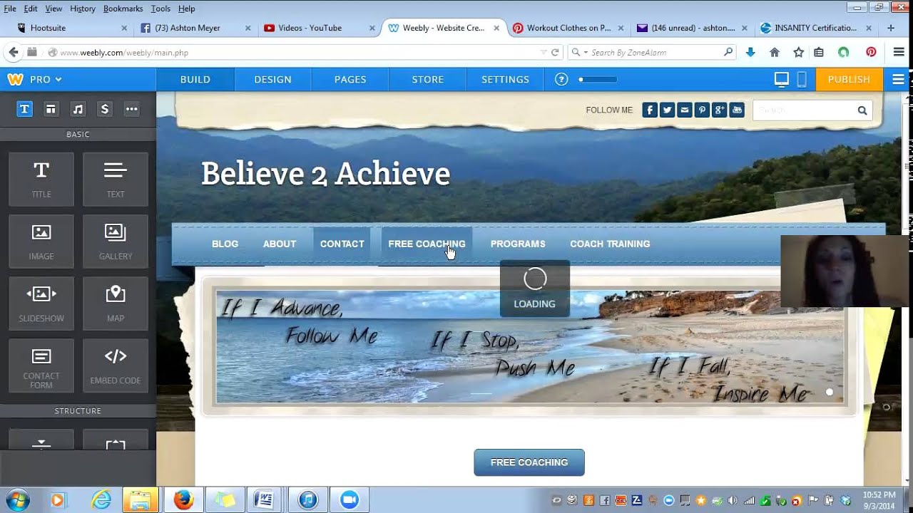 How to Create Weebly Blog - YouTube